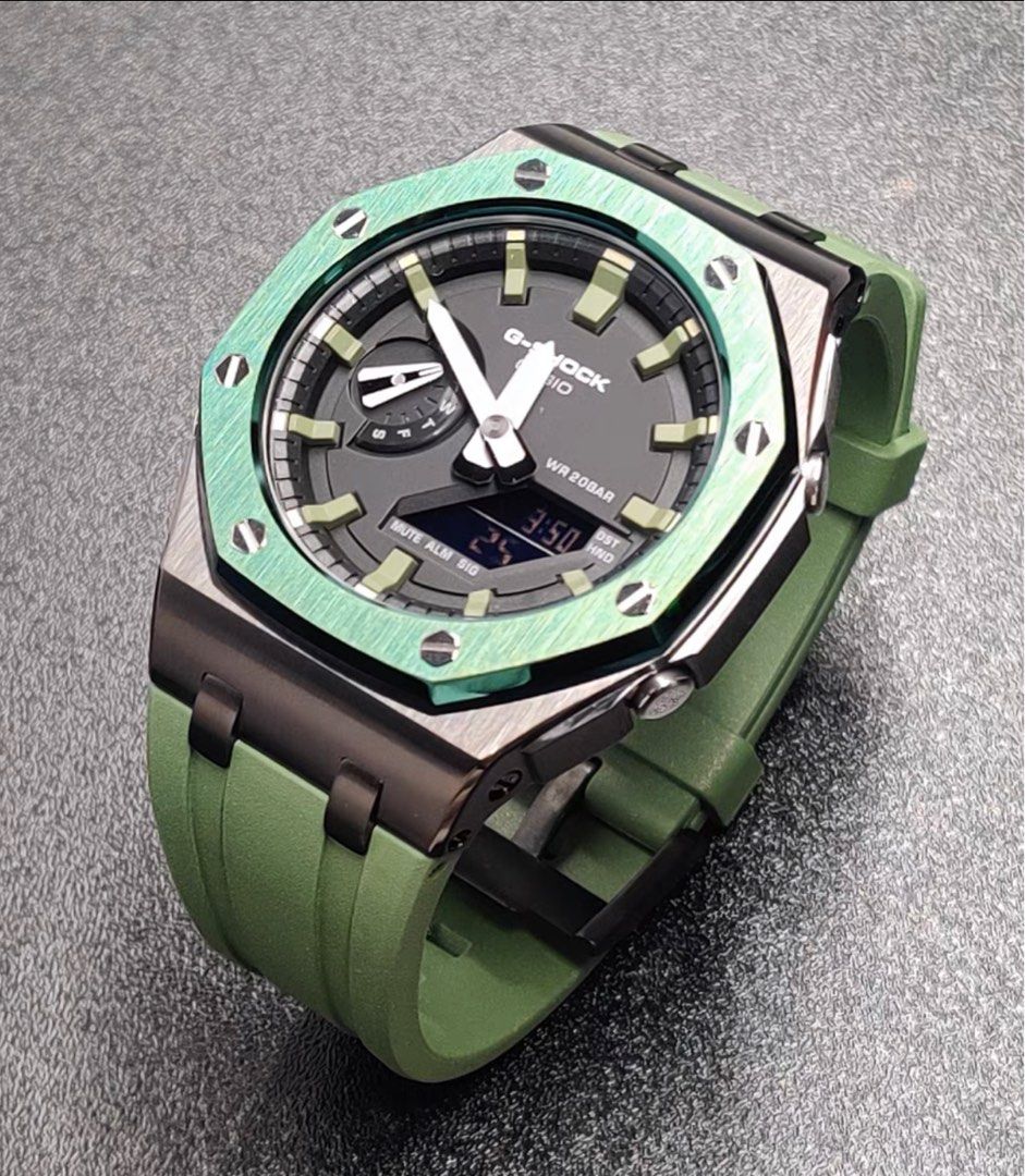 G- Shock Casioak ga2100 ga-2100 gab2100 2tone, Men's Fashion, Watches ...