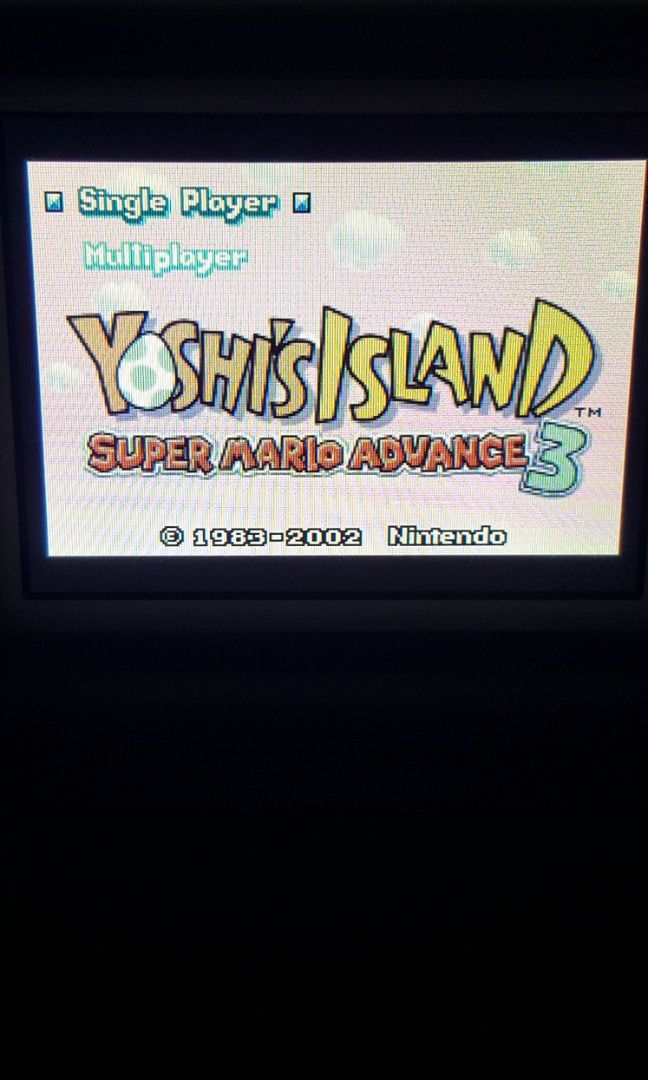 GBA Yoshi's Island with 1 free case, Video Gaming, Video Games ...