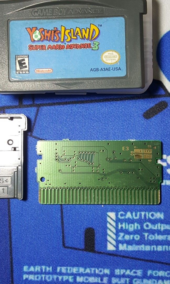 GBA Yoshi's Island with 1 free case, Video Gaming, Video Games ...