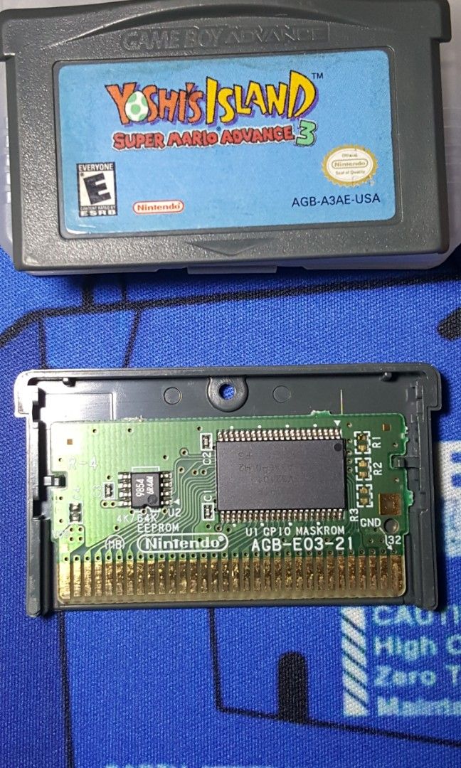 GBA Yoshi's Island with 1 free case, Video Gaming, Video Games ...