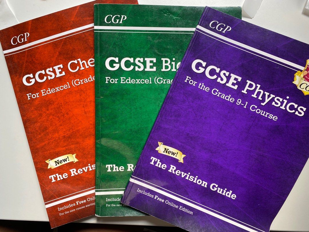 GCSE Biology Chemistry Physics CGP revision guides, Hobbies & Toys ...