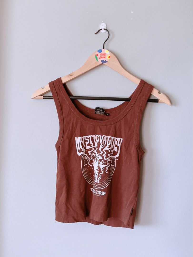 Ghanda Y2K Graphic tank top, Women's Fashion, Tops, Blouses on Carousell