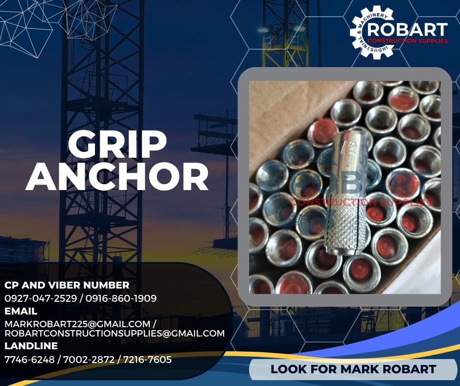 Grip Anchor, Commercial & Industrial, Industrial Equipment on Carousell