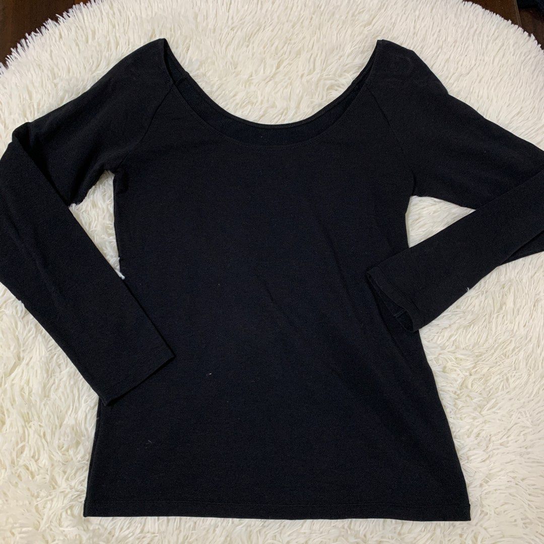 GU By Uniqlo Heattech Warm, Women's Fashion, Tops, Longsleeves on Carousell