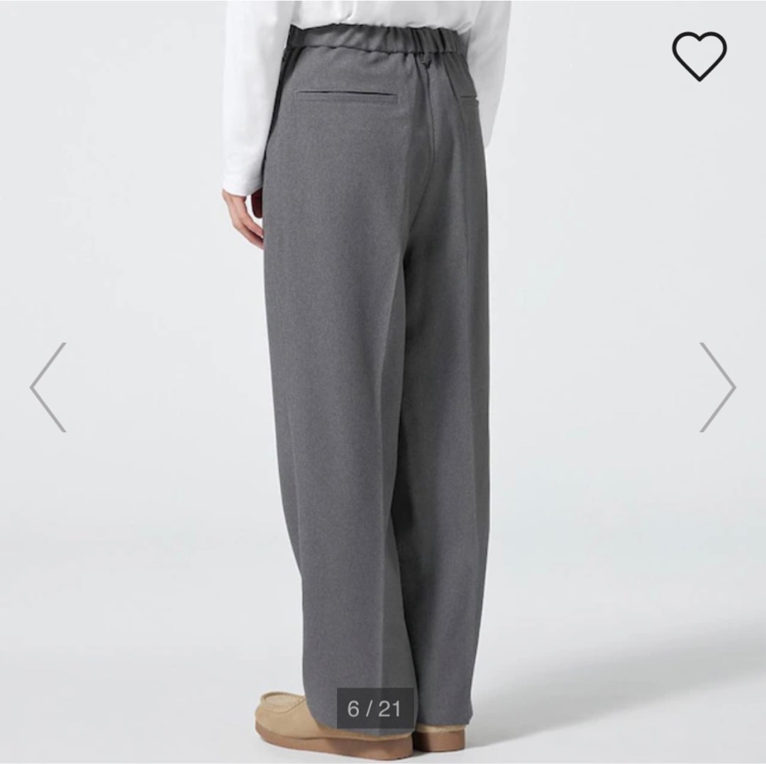 GU Baggy Slacks , 男裝, 褲＆半截裙, 長褲 - Carousell