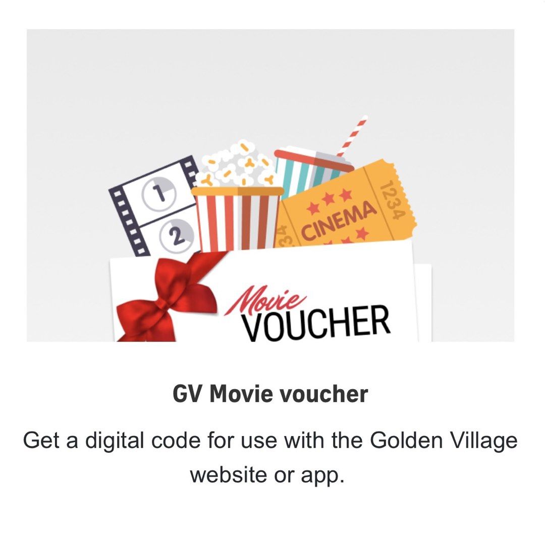 gv movie voucher, Tickets & Vouchers, Vouchers on Carousell