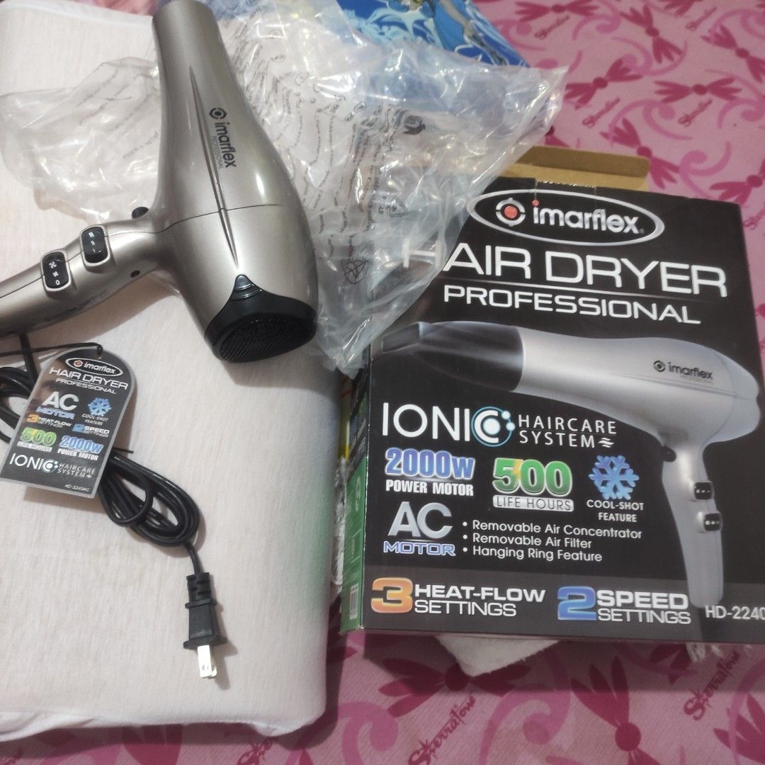 Hair Dryer Professional ( imarflex), TV & Home Appliances, Other Home ...