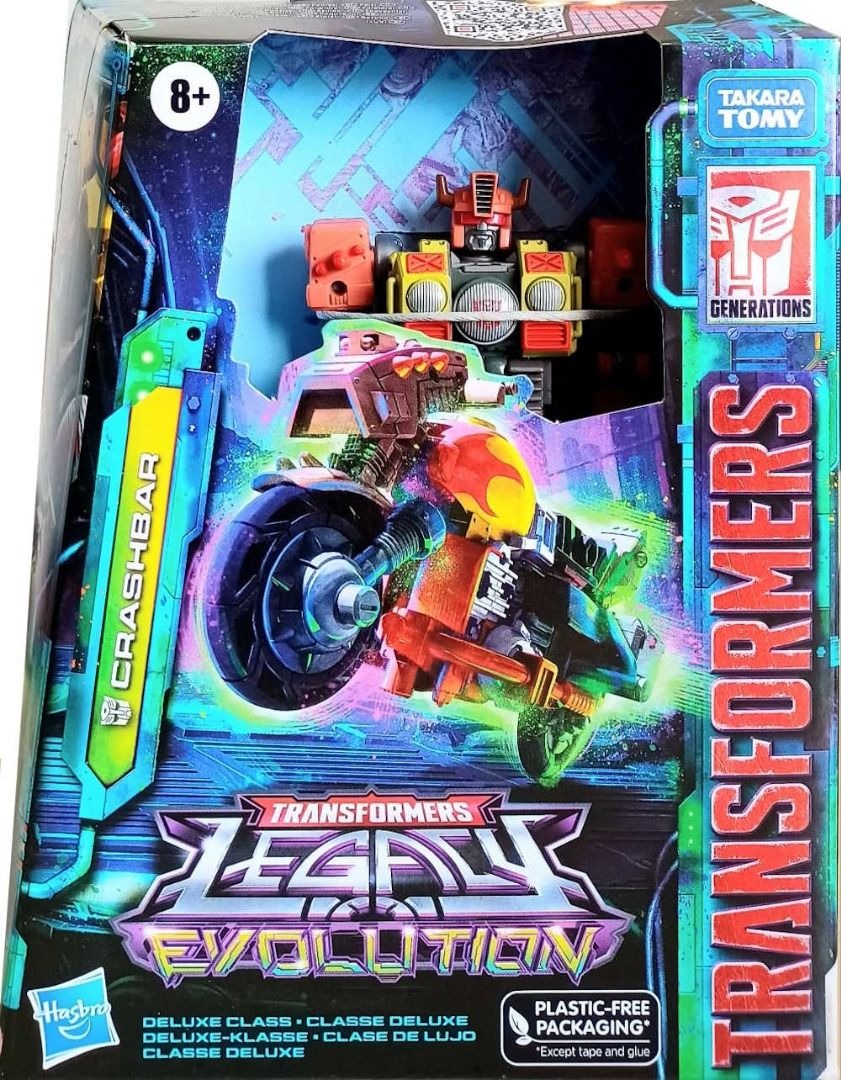 Hasbro Transformers Legacy Evolution Deluxe Crashbar MISB, Hobbies ...