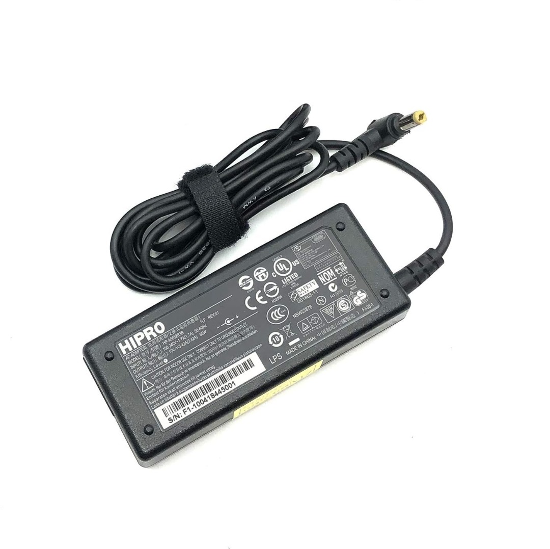 Hipro 原裝 HP-A0652R3B 交流適配器 19V 3.42A 65W 帶英國電源線 （輕度使用） Hipro Original ...