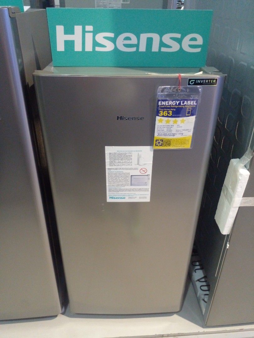 Hisense inverter Single Door Semi Automatic Refrigerator 5.5cuft and 6 ...