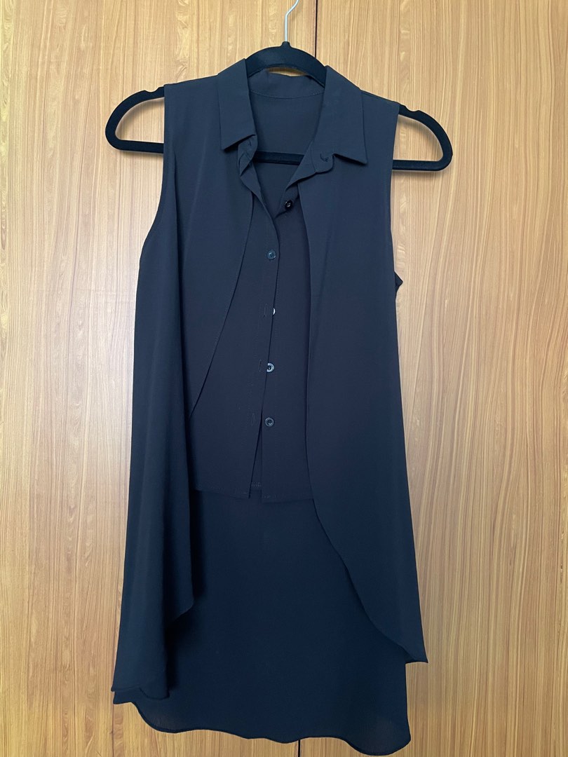 HK high-low top, Women's Fashion, Tops, Blouses on Carousell