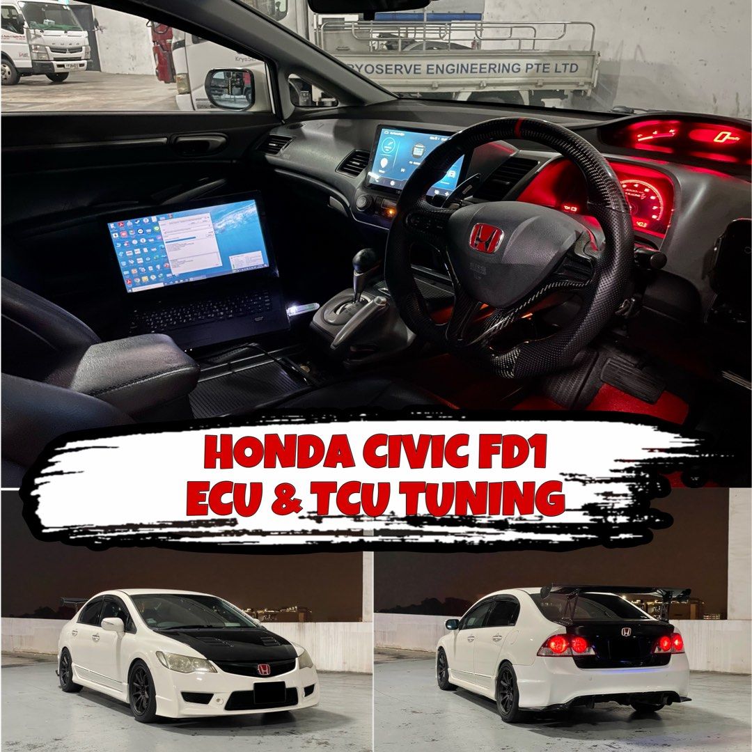 Honda Civic FD1 ECU & TCU Tuning / Remap / Reflash, Car Accessories ...