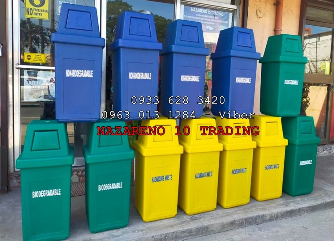 Hooded Bin Trash Bin Swing Type Bin Trash Bin, Looking For on Carousell