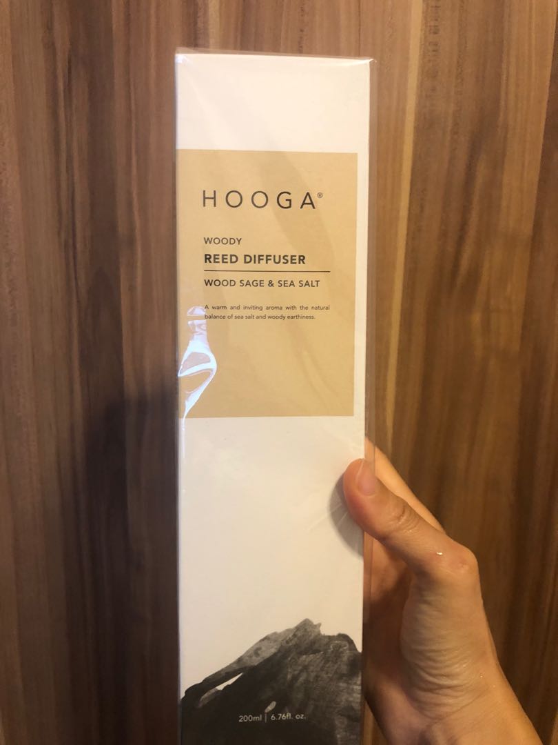Hooga reed diffuser wood sage & sea salt, Furniture & Home Living, Home ...