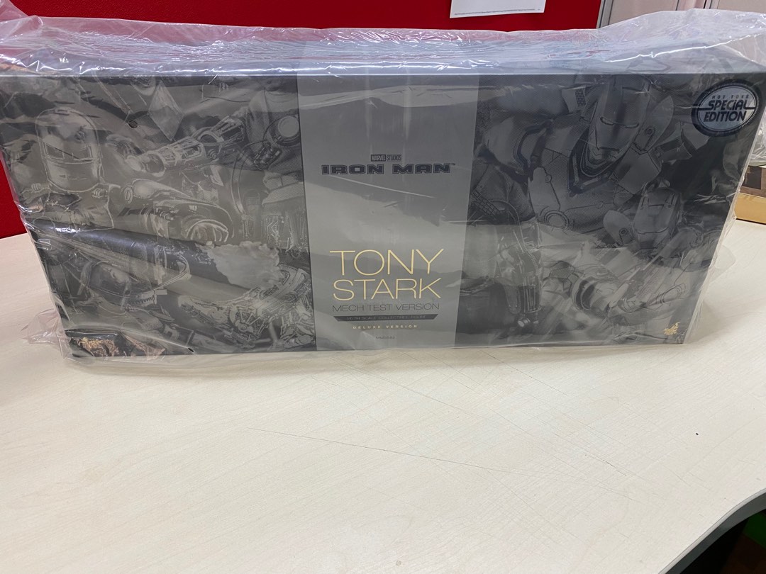 Hottoys Tony stark (Mech test version )special edition MMS582, 興趣及遊戲 ...