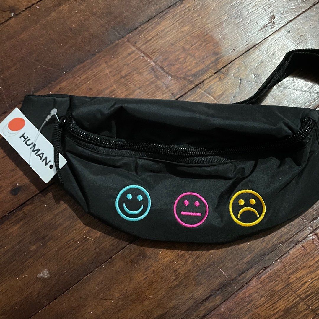 Human Belt Bag Embroidered Design, Men's Fashion, Bags, Belt bags ...