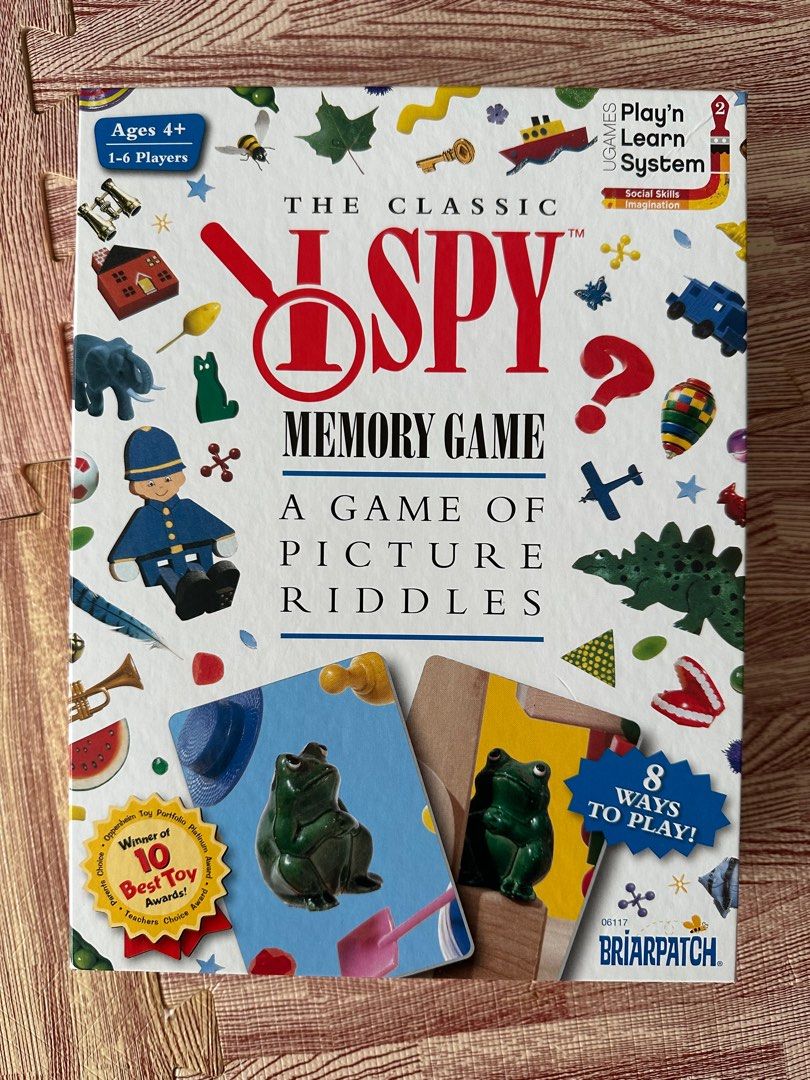 “I Spy” Memory Game, 興趣及遊戲, 玩具 & 遊戲類 - Carousell