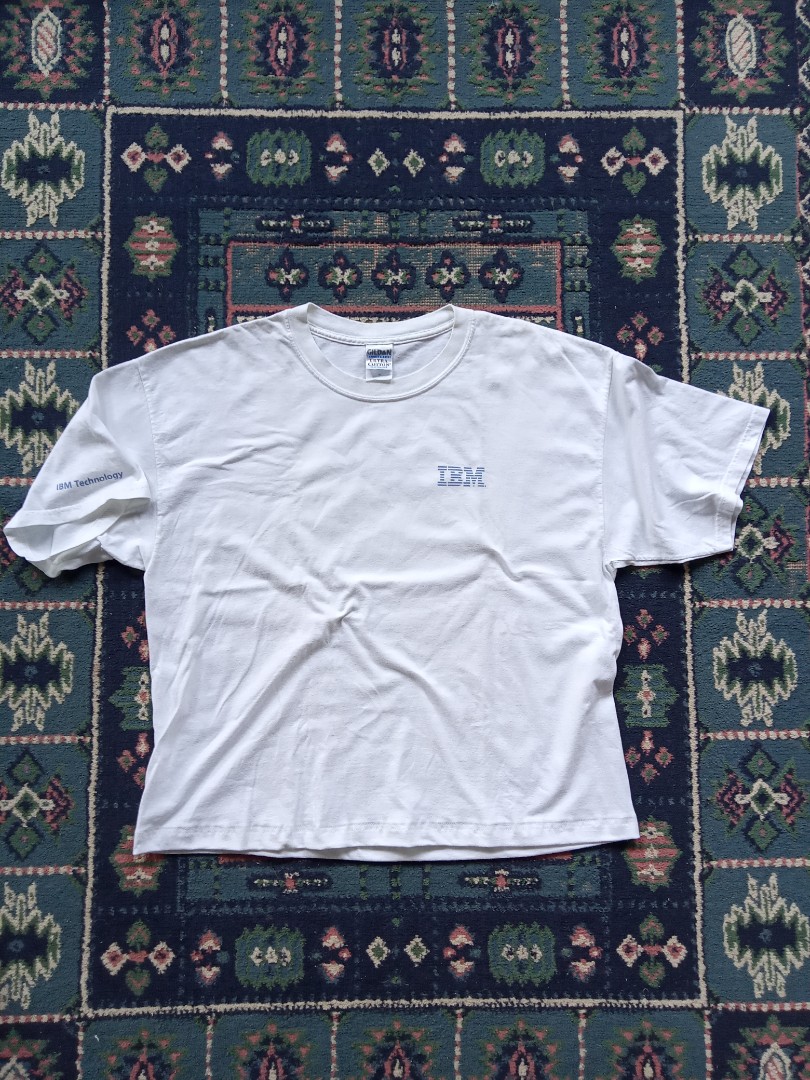 IBM boxy vintage tech tee, Men's Fashion, Tops & Sets, Tshirts & Polo ...