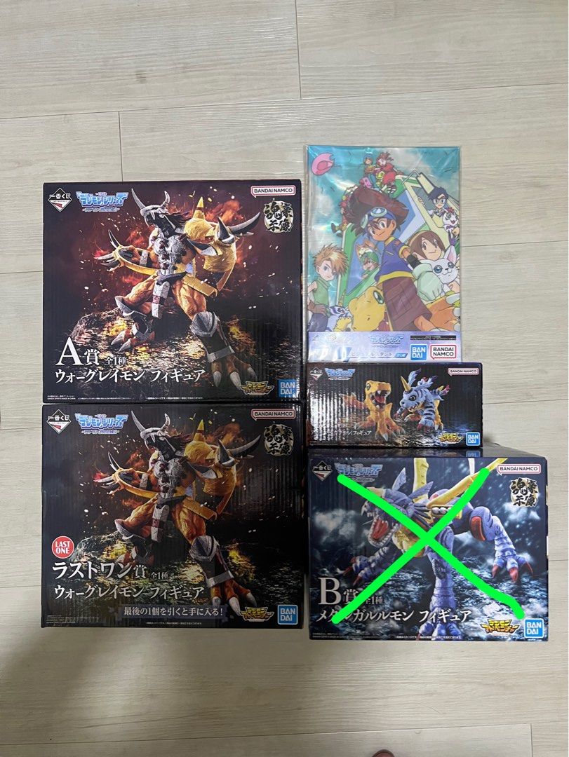 Ichiban Kuji - Digimon Ultimate Evolution Wargreymon Metal Garurumon ...