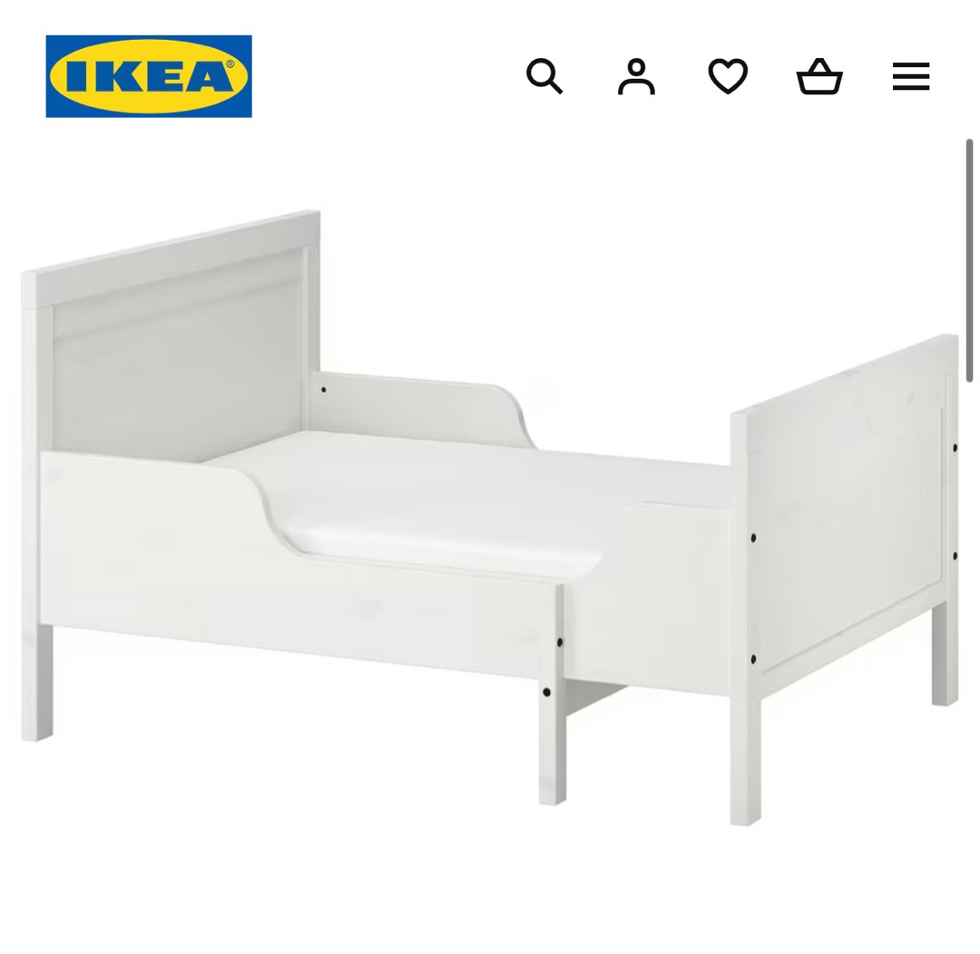 IKEA extendable bed frame, Furniture & Home Living, Furniture, Bed ...