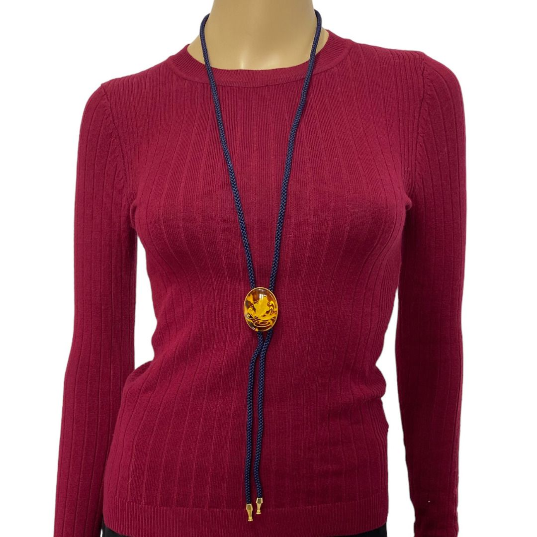 Japan Blue Koi Fish Bolo Necklace, Women's Fashion, Jewelry ...