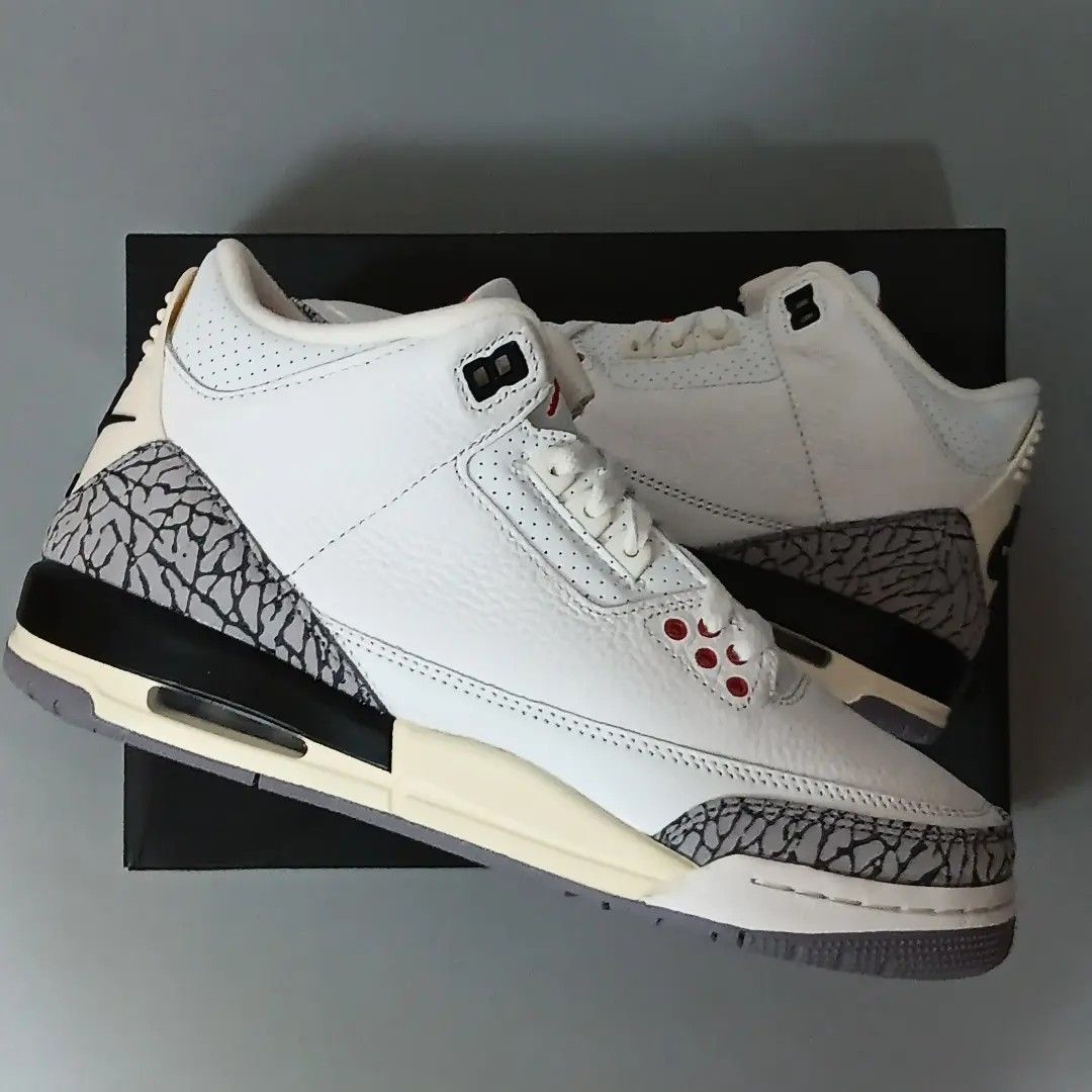 Jordan 3 Retro GS 'White Cement Reimagined', Men's Fashion, Footwear ...