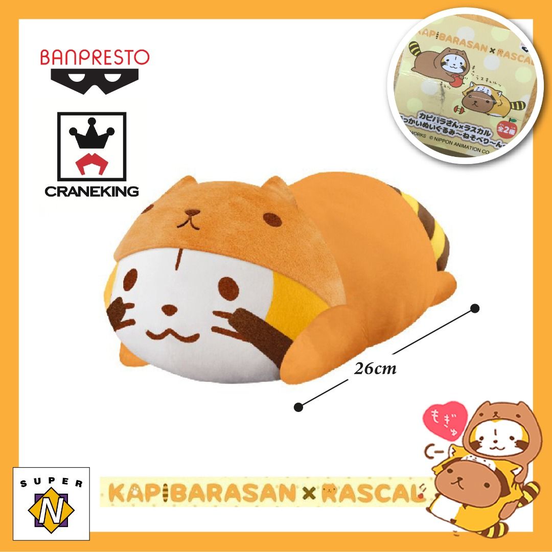 "Kapibarasan x Rascal" (Tryworks x Nippon Animation) Rascal in Kapibarasan Costume Nesoberi Big ...