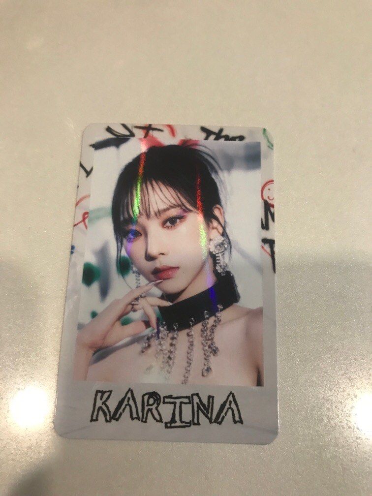 Karina lomo card, Hobbies & Toys, Memorabilia & Collectibles, K-Wave on ...