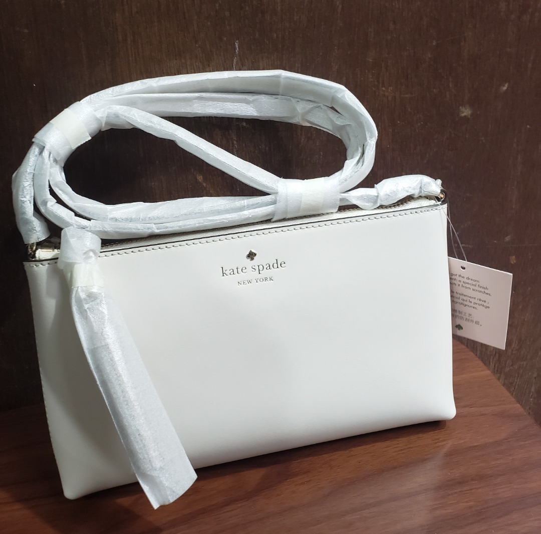 Kate Spade Ivy Street Amy White Crossbody, Luxury, Bags & Wallets on ...