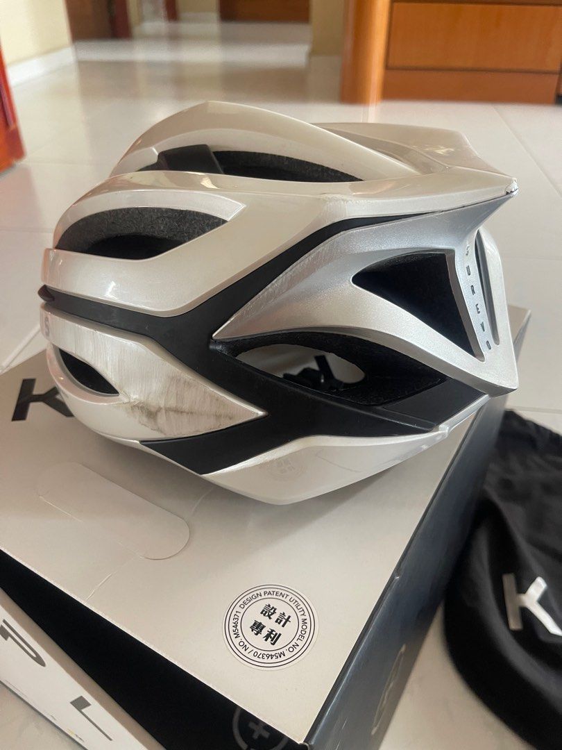 KPlus Surevo Helmet (Polar White), Sports Equipment, Bicycles & Parts, Parts & Accessories on ...