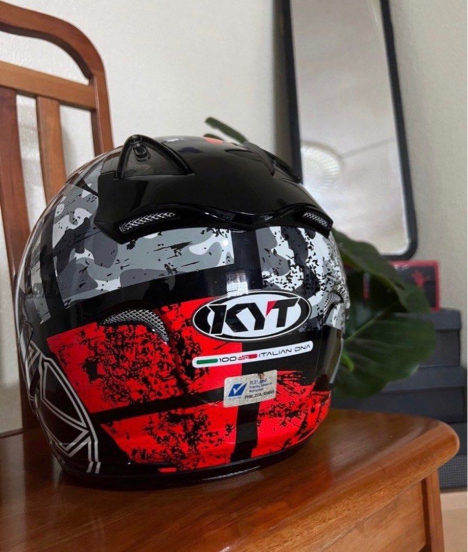 KYT Helmet Hellcat #5 XL, Motorcycles, Motorcycle Accessories on Carousell