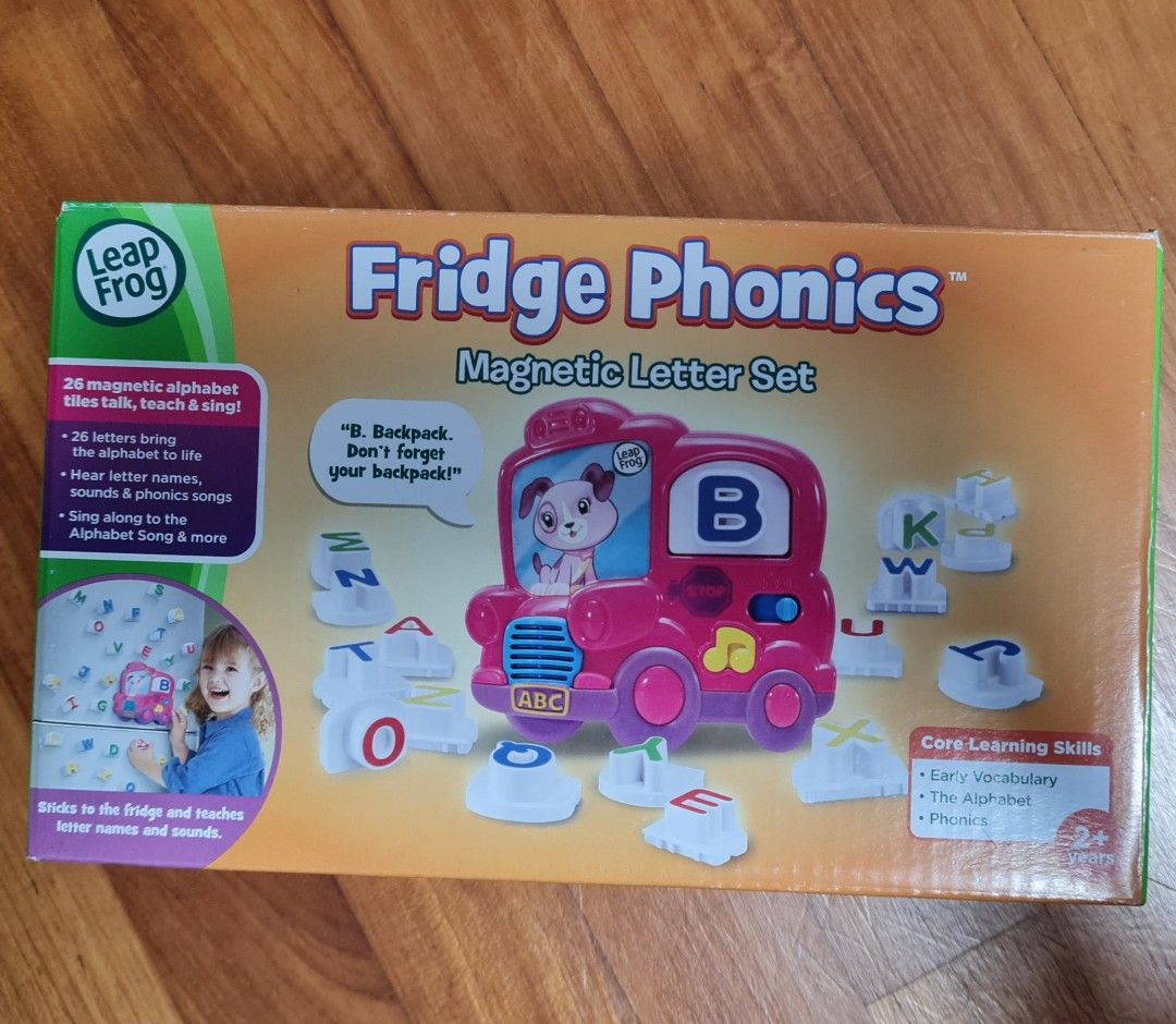 Leapfrog Fridge Phonics, Hobbies & Toys, Toys & Games on Carousell