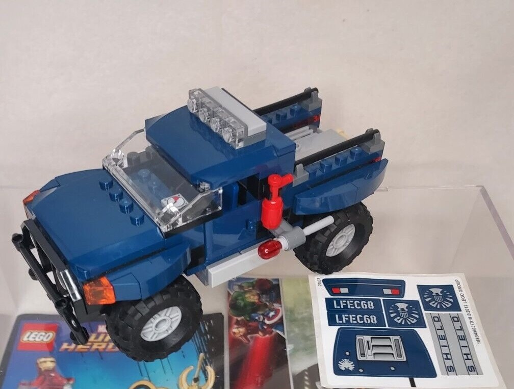 LEGO Super Heroes SHIELD Truck From Set 6867 Pre-built unused stickers ...