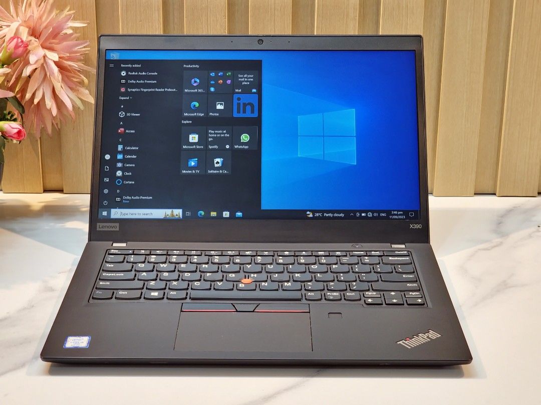 Lenovo ThinkPad X390 i5-8th Gen 16GB RAM 256GB SSD FHD 1080P with ...