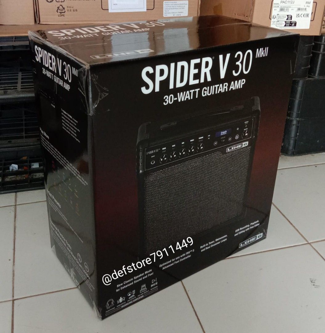Spider V 30 MKII Line 6 Ampli Gitar, Musik & Media, Alat di Carousell