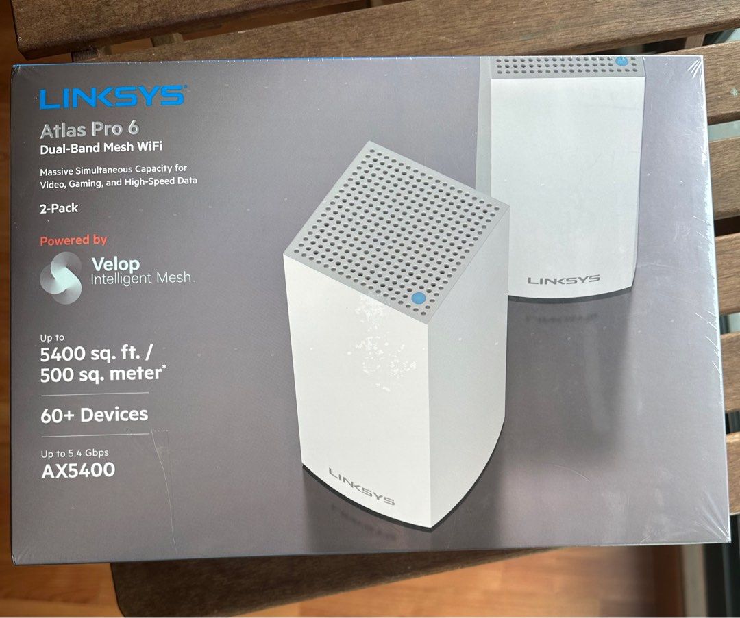 Linksys Atlas Pro 6 Mesh WiFi 6 system MX5500, Pack of 2), Computers & Tech, Parts & Accessories ...