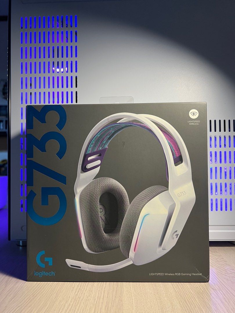 Logitech G733 Headset (White), Audio, Headphones & Headsets on Carousell