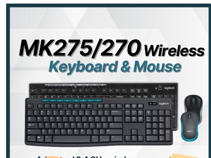 Logitech MK275 & MK270 Wireless Keyboard and Mouse Combo RED2724, Computers & Tech, Parts ...