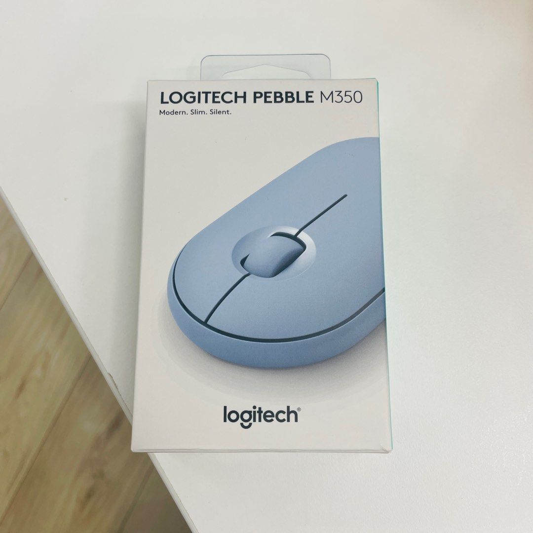Logitech Pebble M350 - Blue, Computers & Tech, Parts & Accessories, Mouse & Mousepads on Carousell