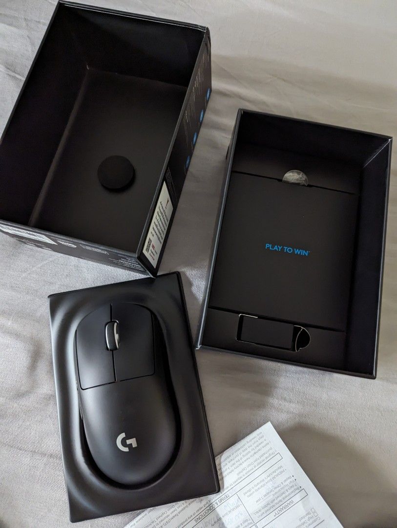 Logitech Pro Superlight Mouse Black, Computers & Tech, Parts ...