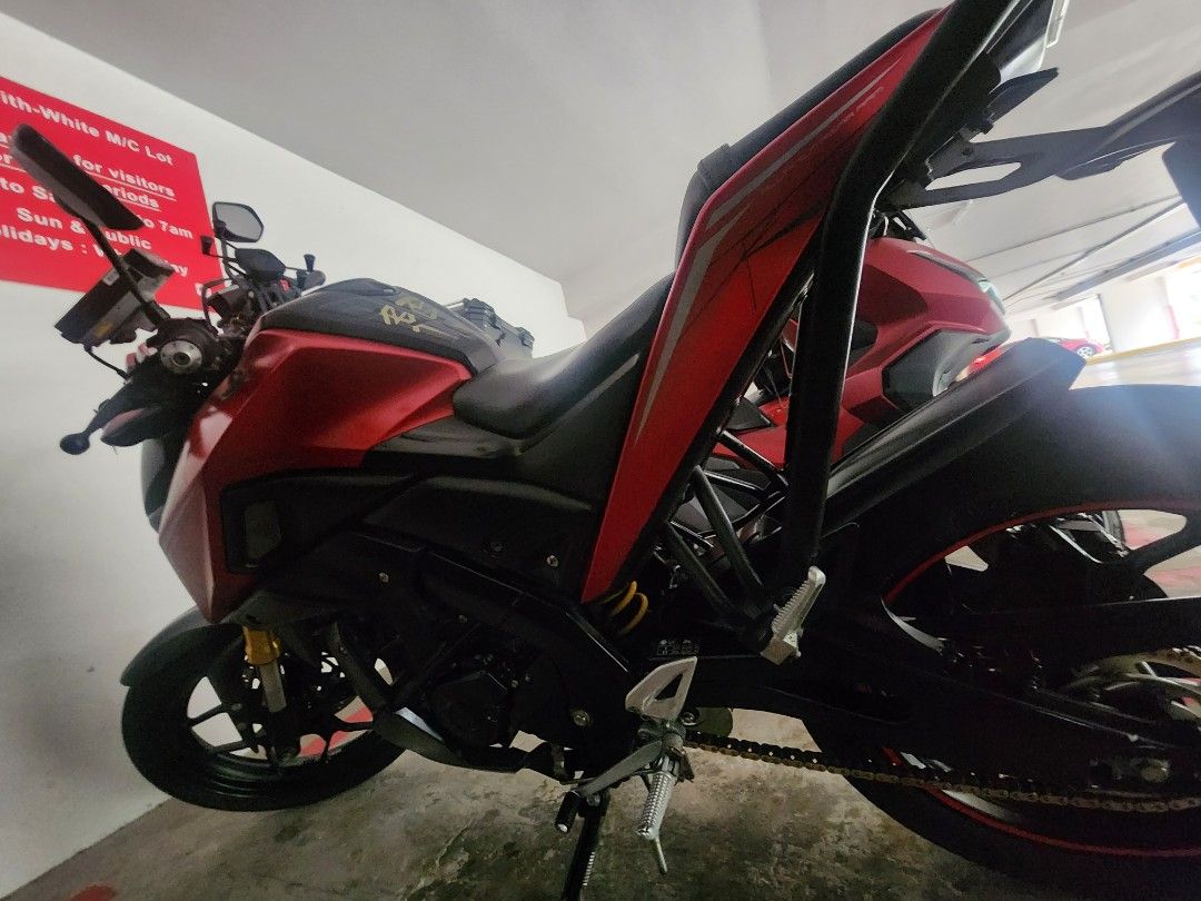 M slaz 17 model, Motorcycles, Motorcycles for Sale, Class 2B on Carousell