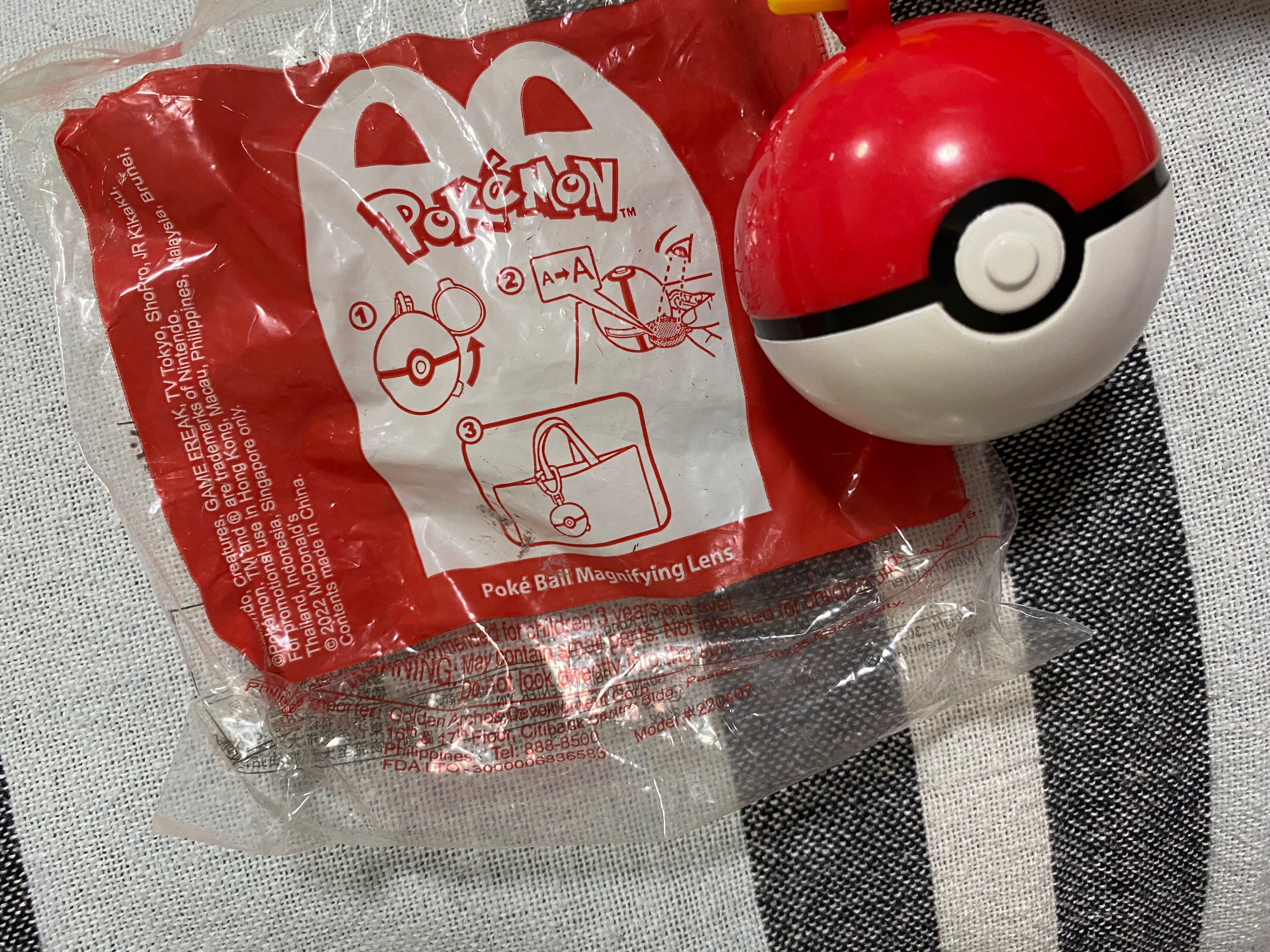 Macdonald Pokémon magnifying glass ball, Hobbies & Toys, Toys & Games ...