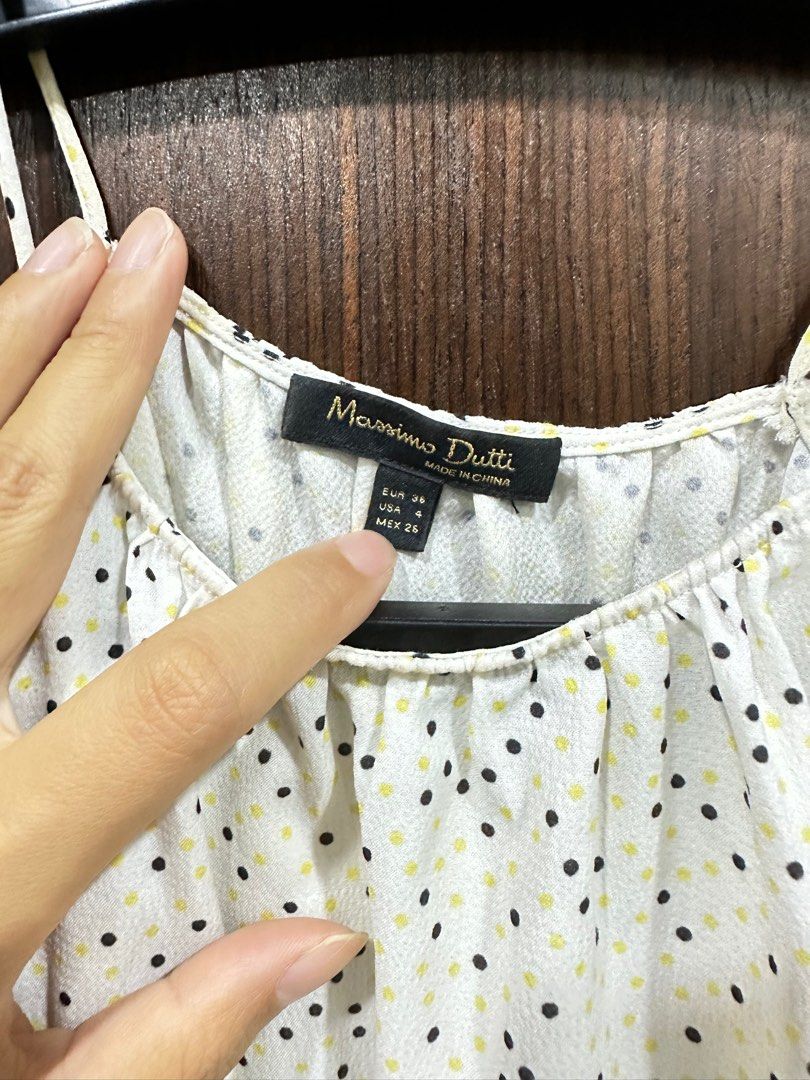 Massimo Dutti Off Shoulder Top, Women's Fashion, Tops, Sleeveless on ...