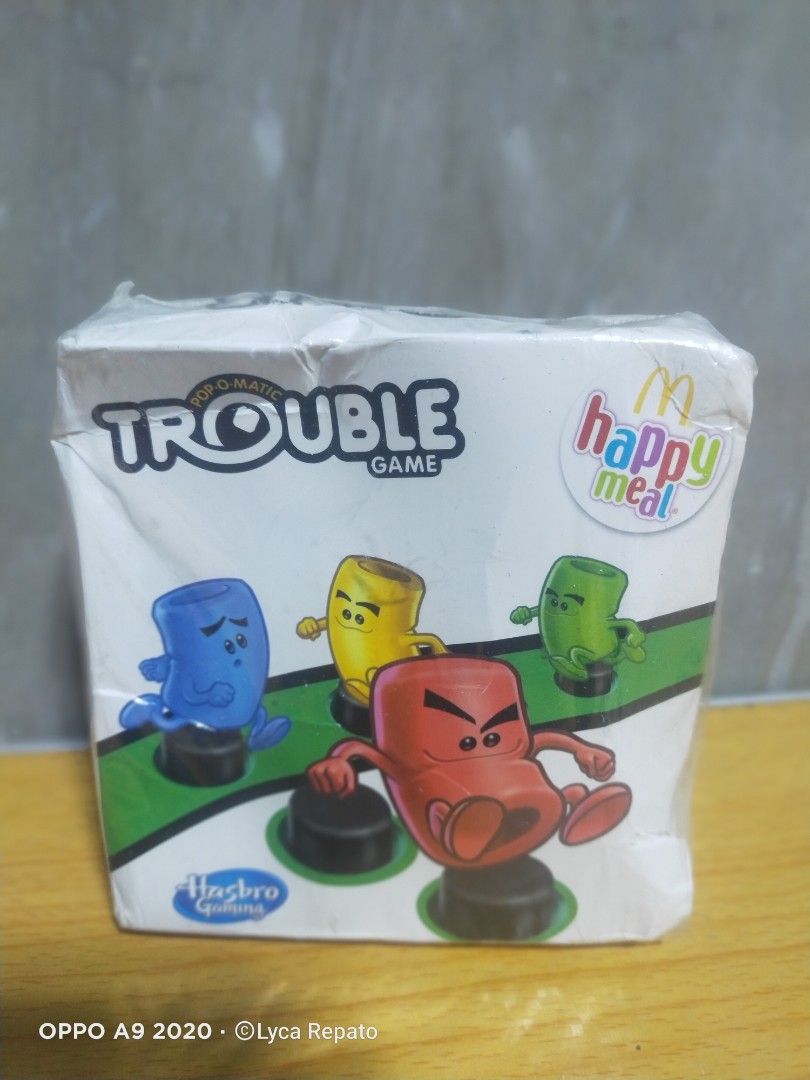 Mc Donald's Happy Meal Games Hasbro Trouble Game, Hobbies & Toys, Toys ...