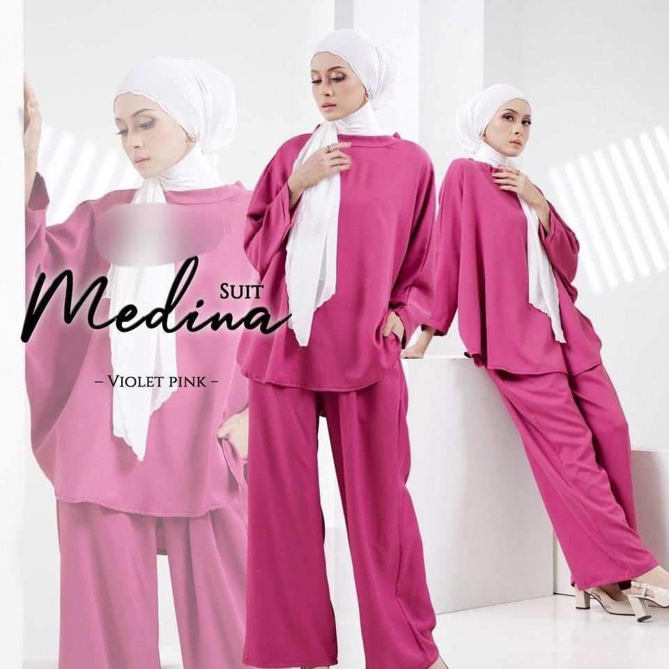 Medina Suit (PO), Women's Fashion, Muslimah Fashion, Baju Kurung & sets ...