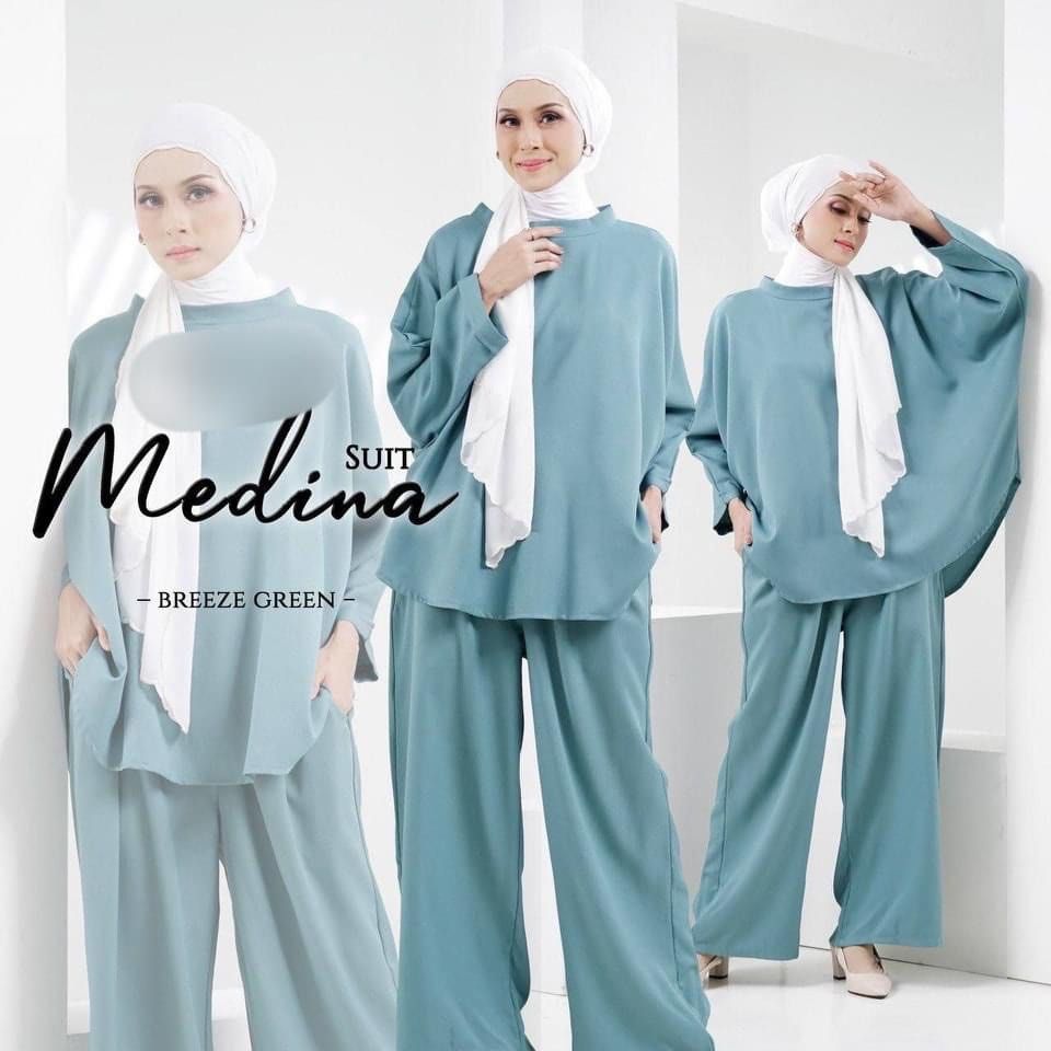 Medina Suit (PO), Women's Fashion, Muslimah Fashion, Baju Kurung & sets ...
