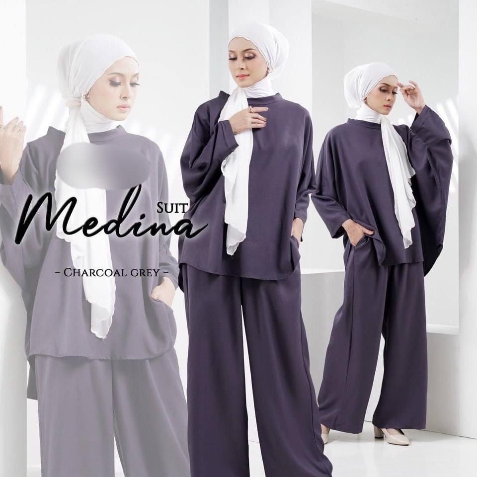 Medina Suit (PO), Women's Fashion, Muslimah Fashion, Baju Kurung & sets ...