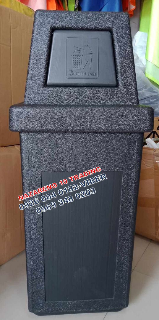 medium size hooded trash bin seg bin, Furniture & Home Living, Cleaning ...