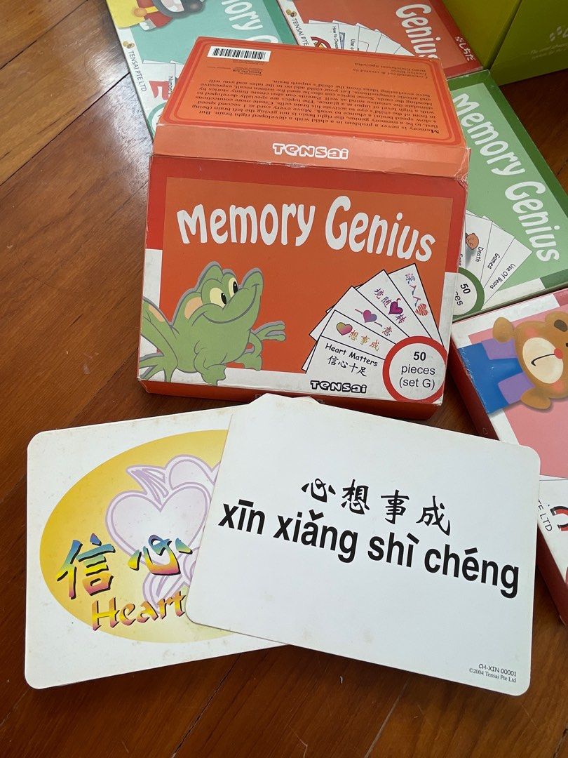 Memory Genius Flash Cards, Hobbies & Toys, Books & Magazines, Children ...