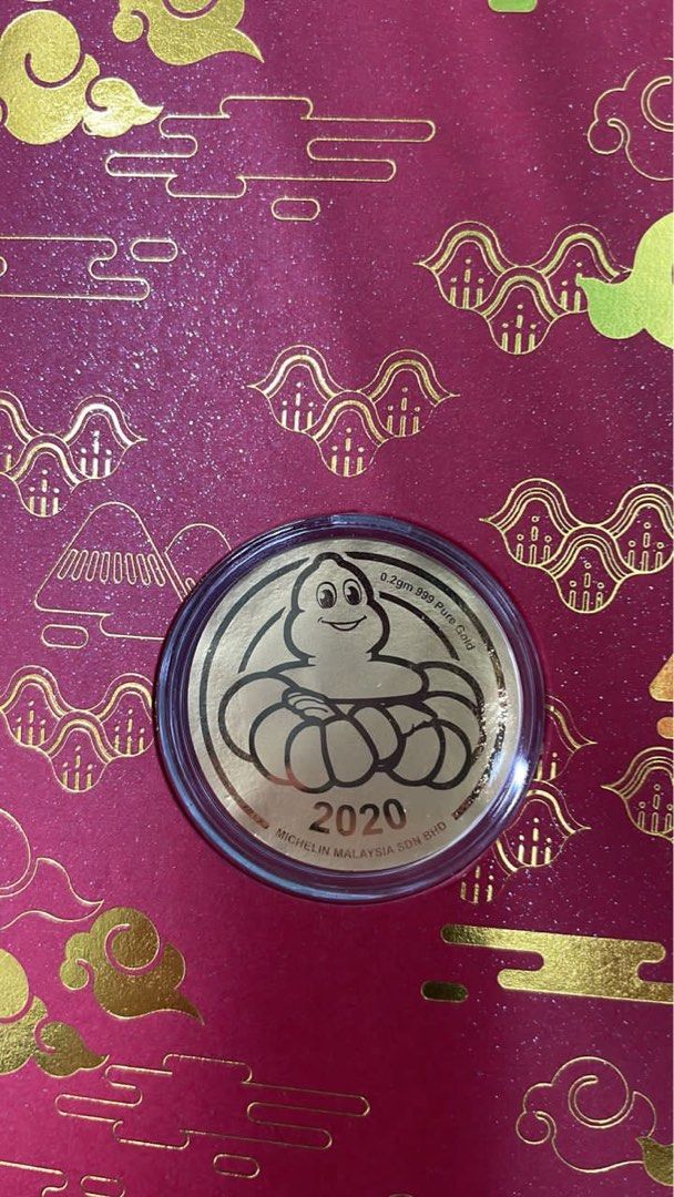 Michelin 999 Pure Gold Coin 0.2gm, Hobbies & Toys, Stationery & Craft ...